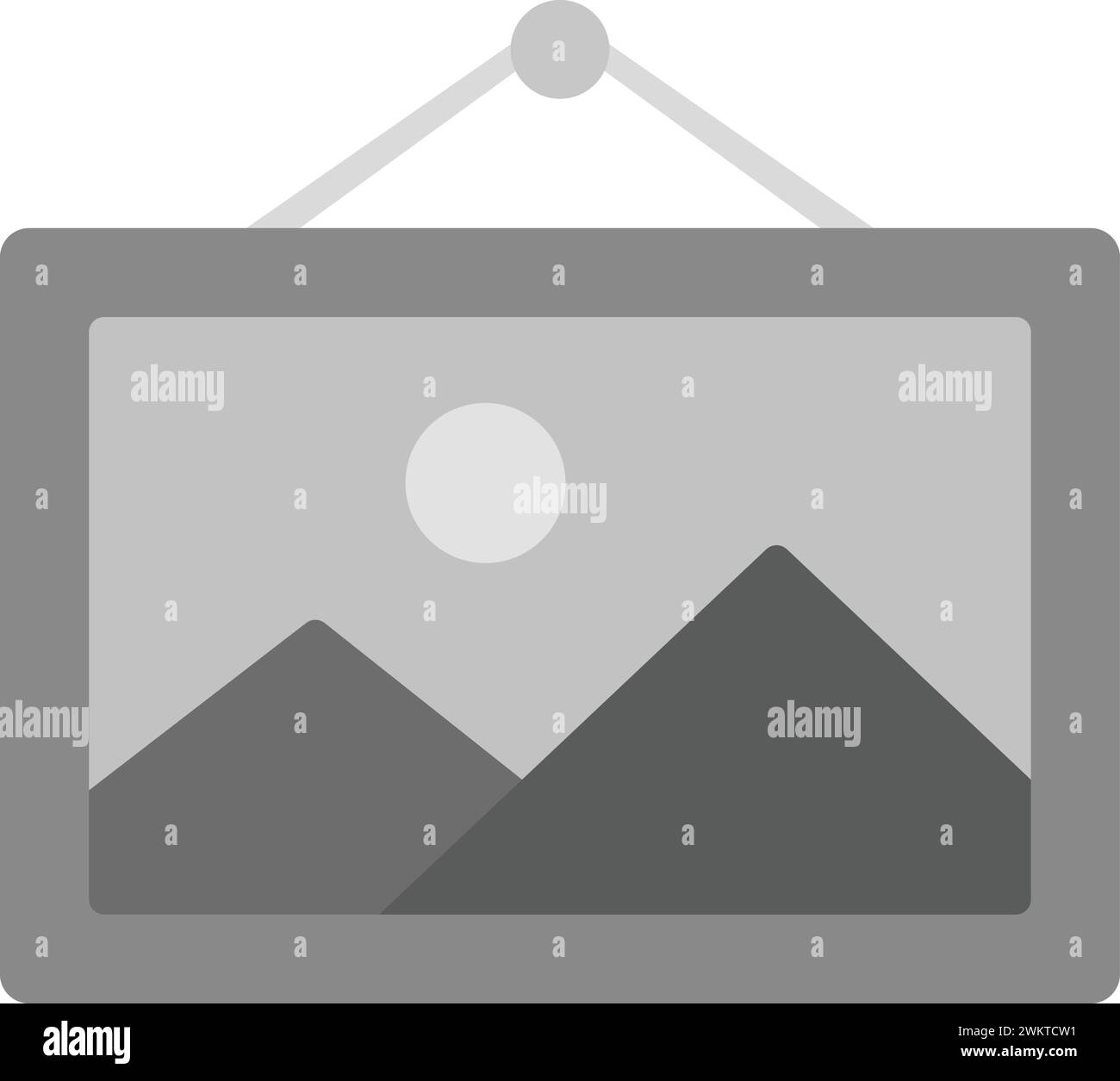 Landscape painting framed hi-res stock photography and images - Alamy