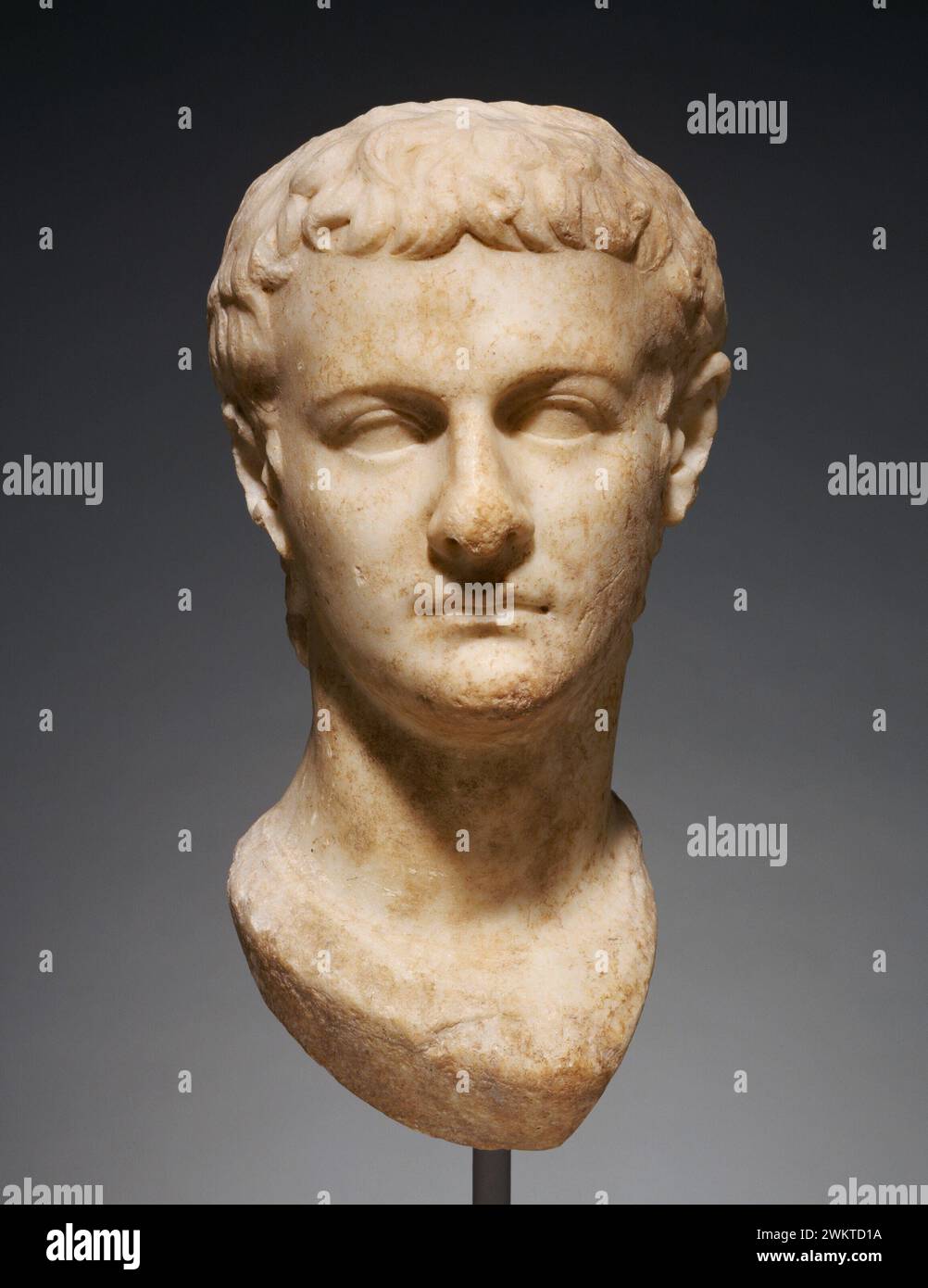 Portrait Head of Caligula Stock Photo - Alamy