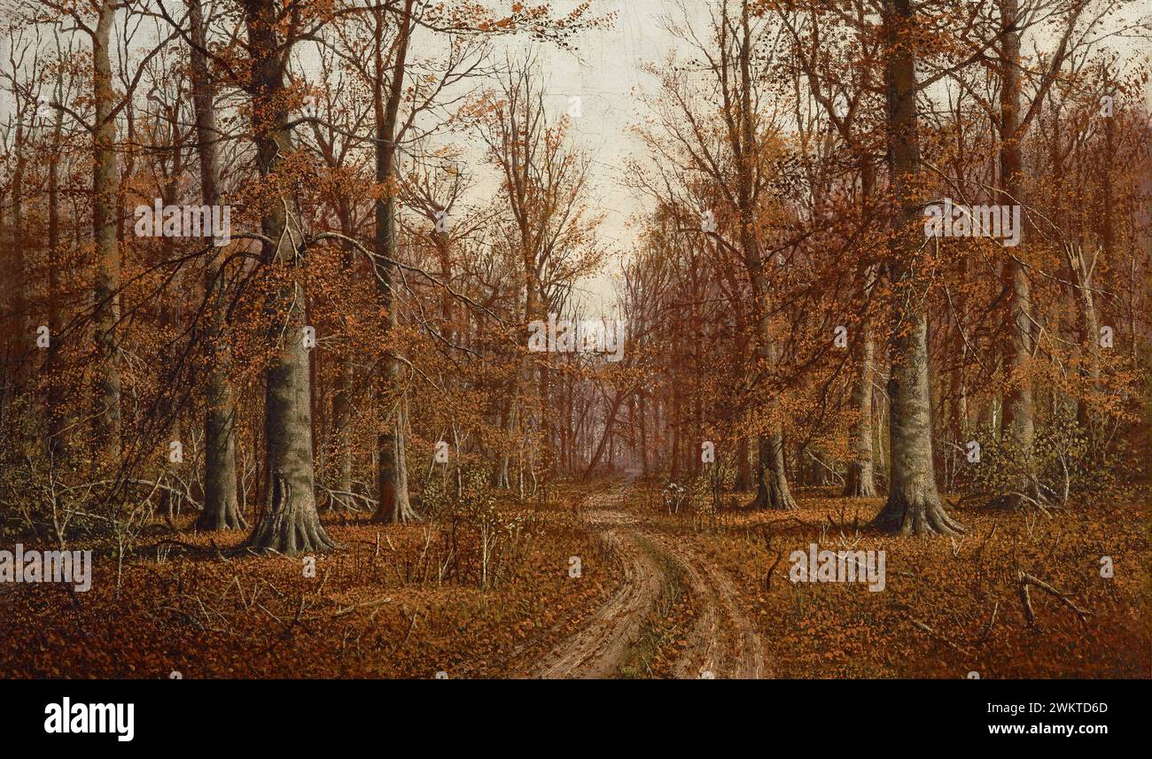 Beech Trees William M. Snyder Stock Photo - Alamy