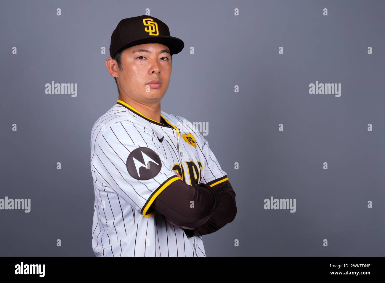 This is a 2024 photo of pitcher Yuki Matsui of the San Diego Padres ...