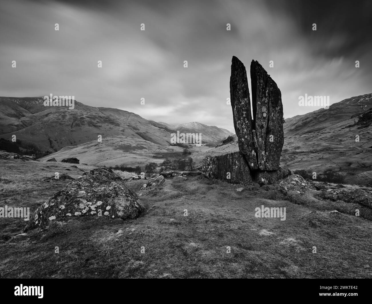 Praying hands rock formation Black and White Stock Photos & Images - Alamy