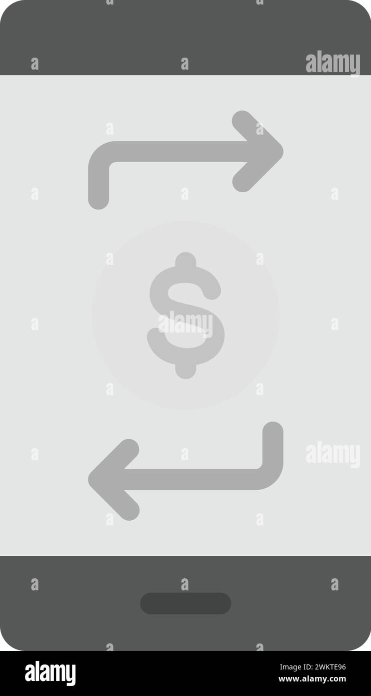 Transfer funds concept icon Cut Out Stock Images & Pictures - Alamy