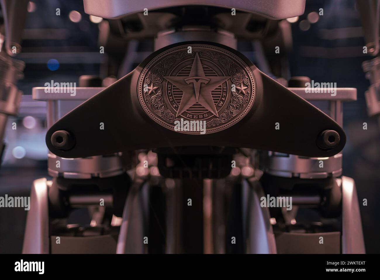 Tesla Bot Optimus robotic humanoid in showroom, Tesla AI Strategy: Elon ...