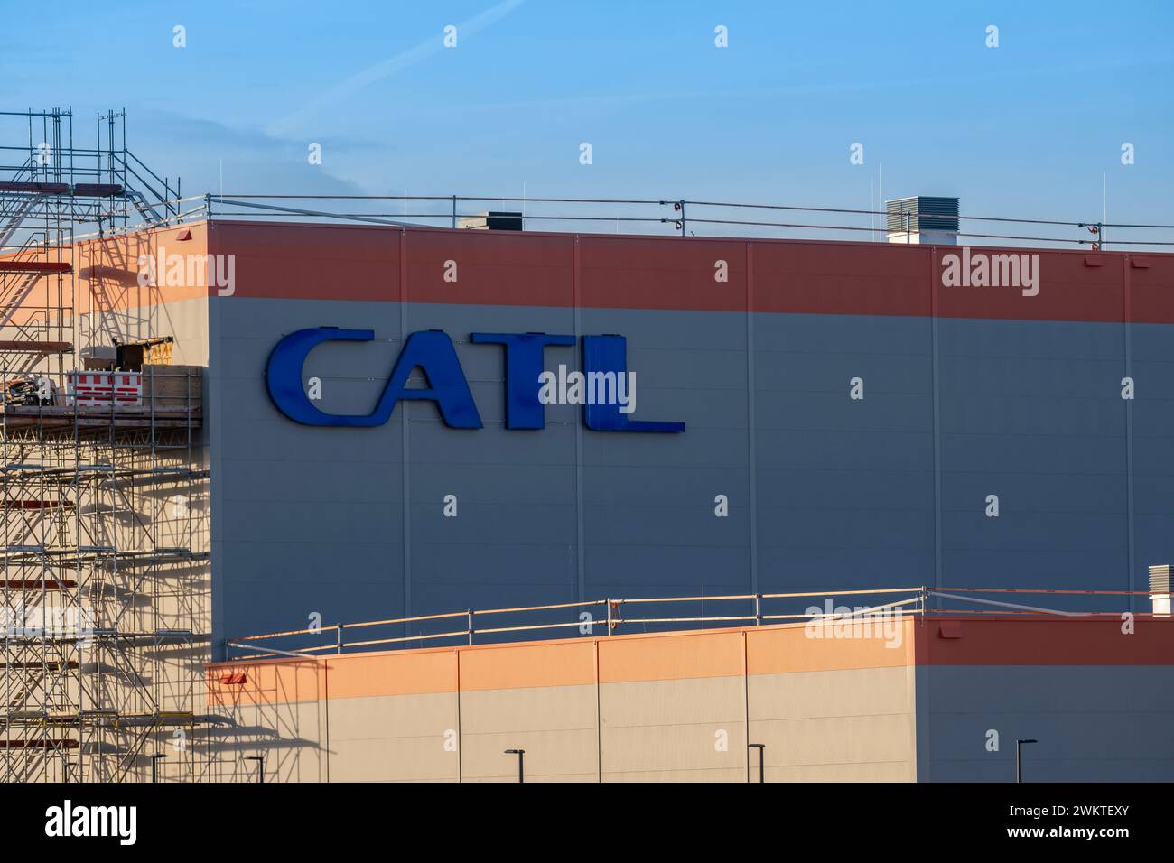 new building Chinese battery maker Contemporary Amperex Technology CATL ...