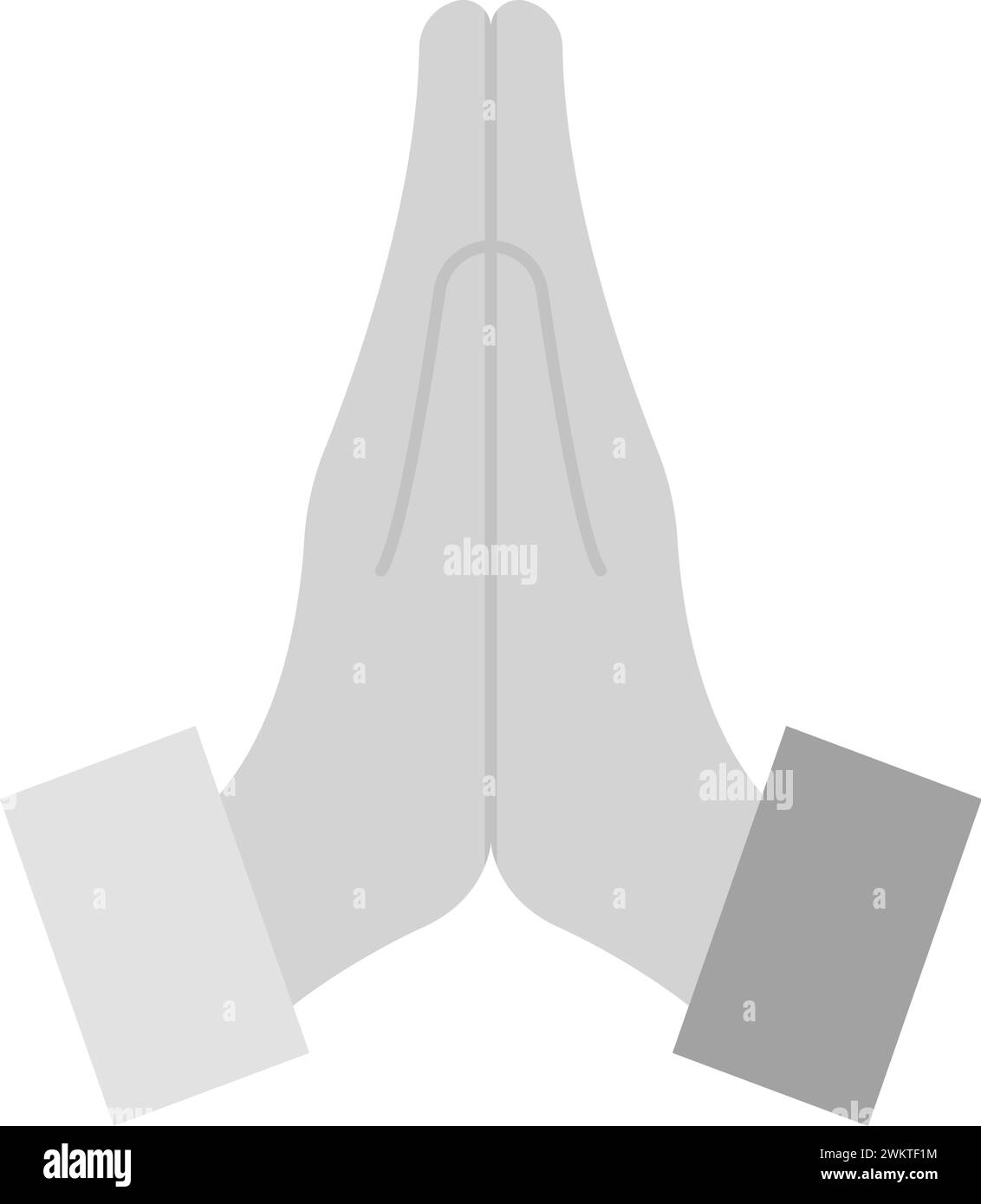 Folded hands icon hi-res stock photography and images - Alamy