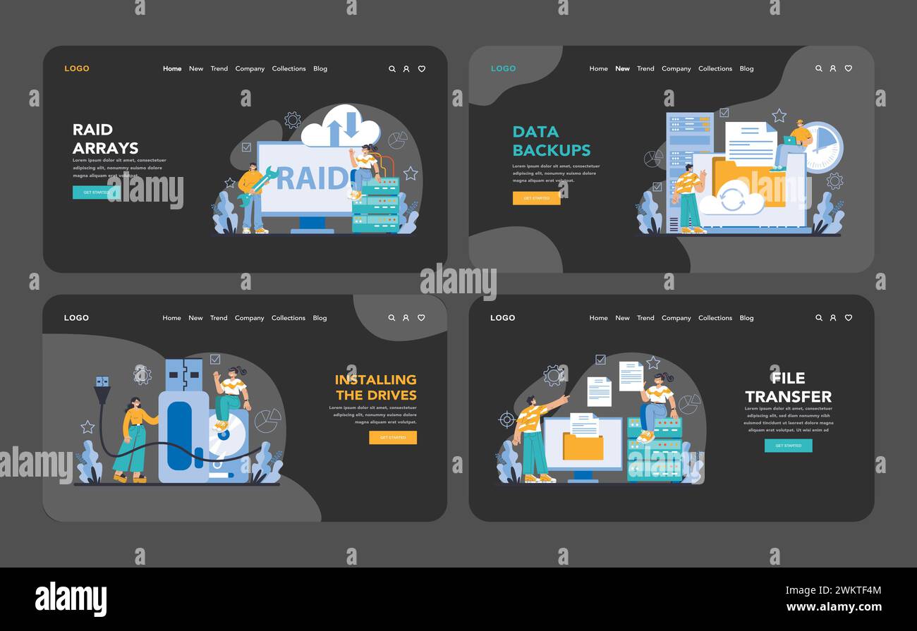 Raid array Stock Vector Images - Alamy