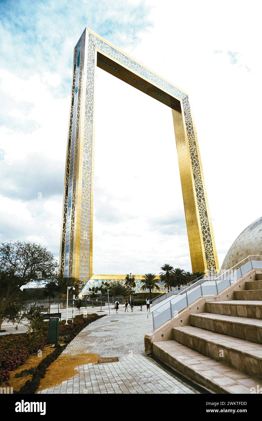 The Frame building in Dubai Stock Photo - Alamy