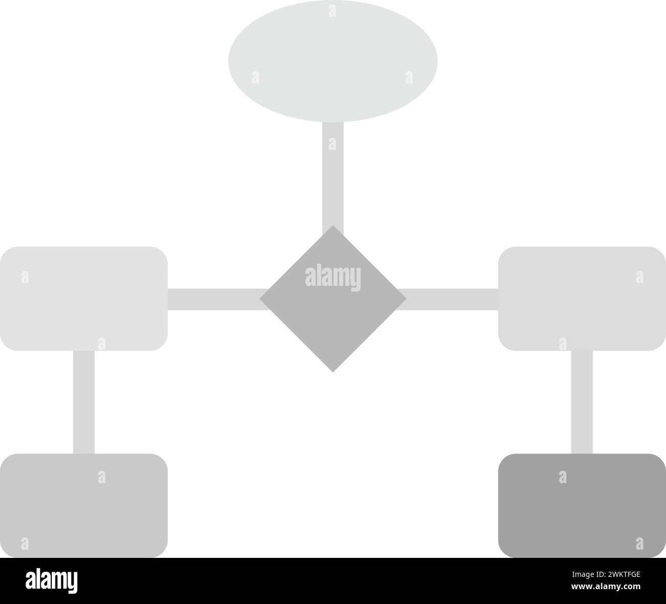 Flowchart icon vector image Stock Vector Image & Art - Alamy