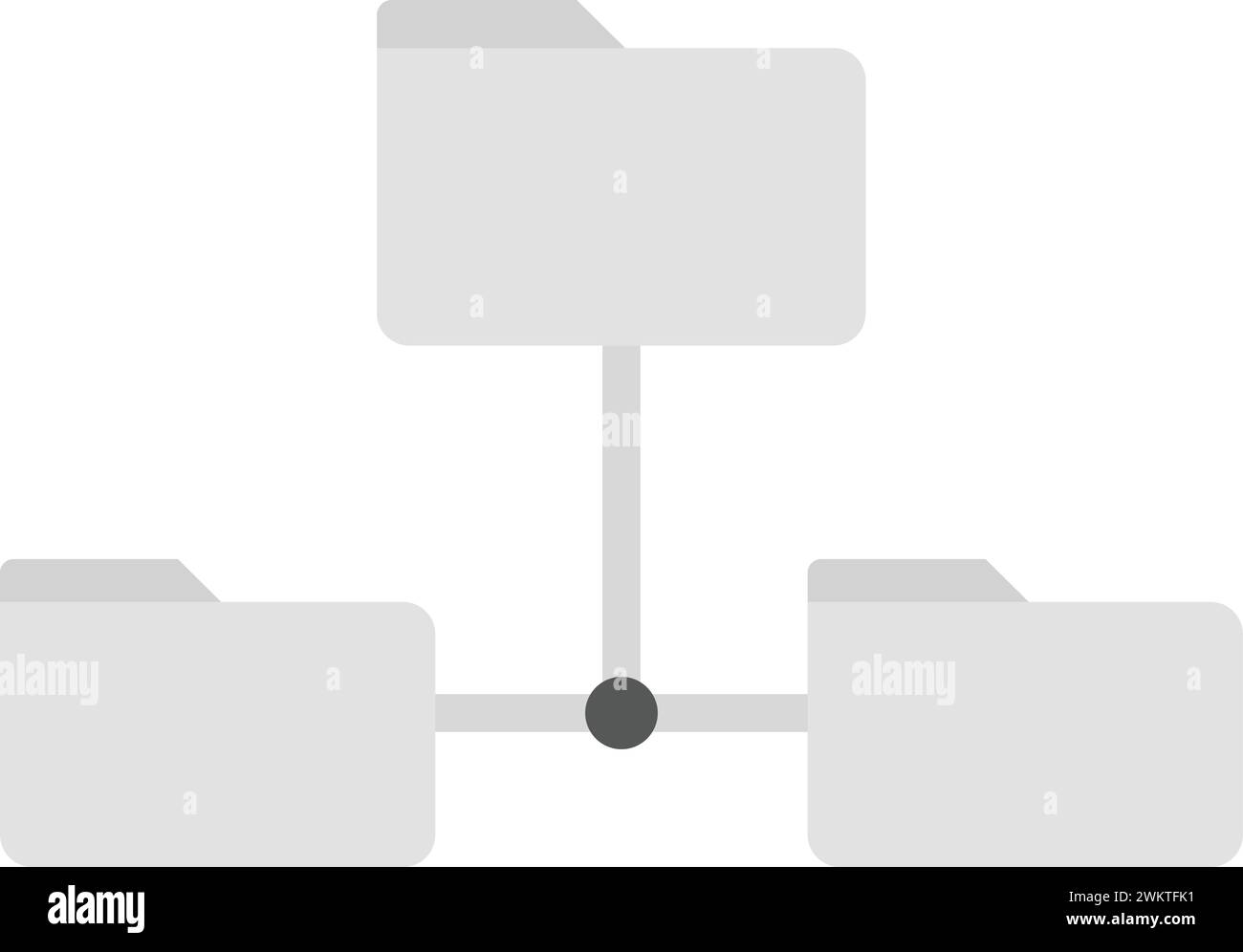 Files folders line icon Stock Vector Images - Alamy