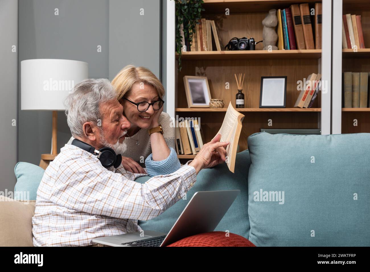 Simple living. Elderly retired couple enjoying their retirement ...