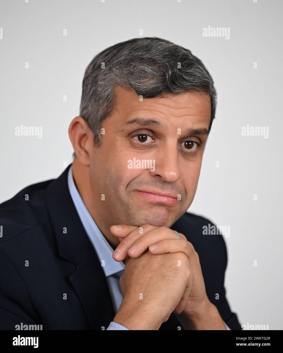 Berlin, Germany. 21st Feb, 2024. Raed Saleh, member of the Berlin House ... Berlin, Germany. 21st Feb, 2024. Raed Saleh, member of the Berlin House ...