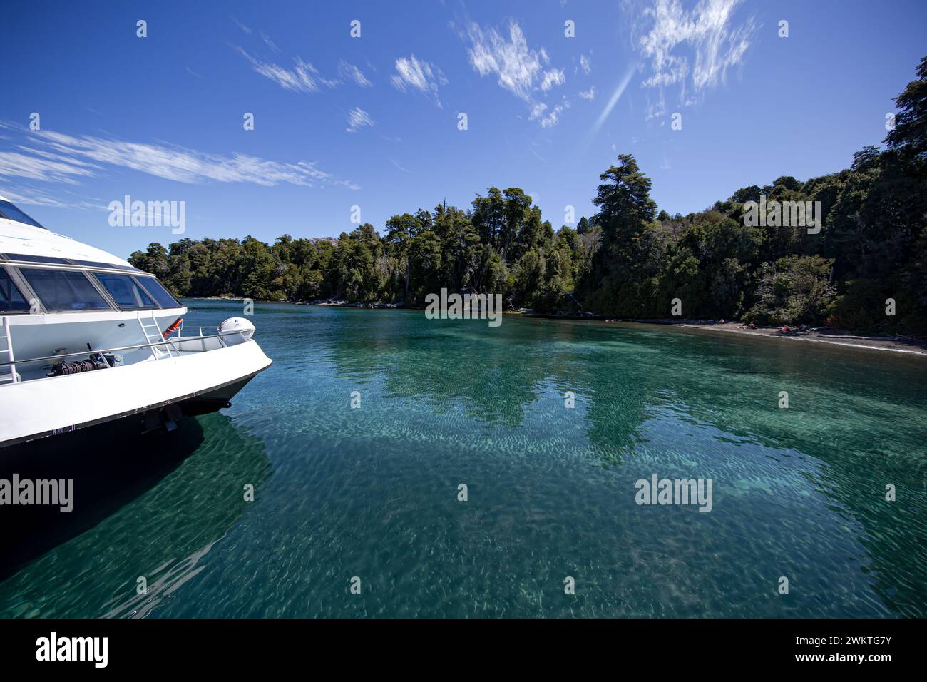 landscape view of Bariloche in the summer, Argentina, South America ...