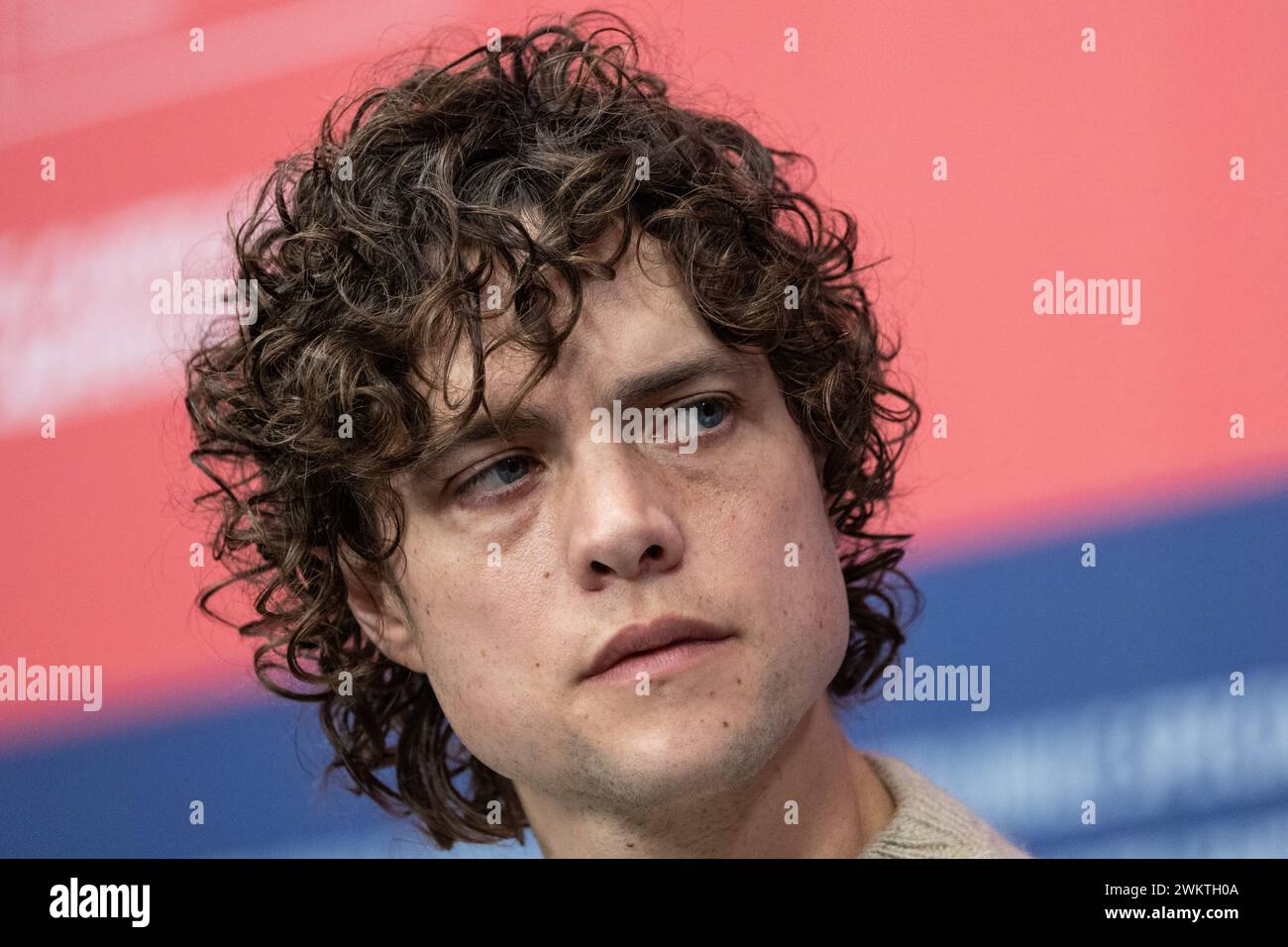 Berlin, Germany. 22nd Feb, 2024. Douglas Smith, actor, takes part in ...