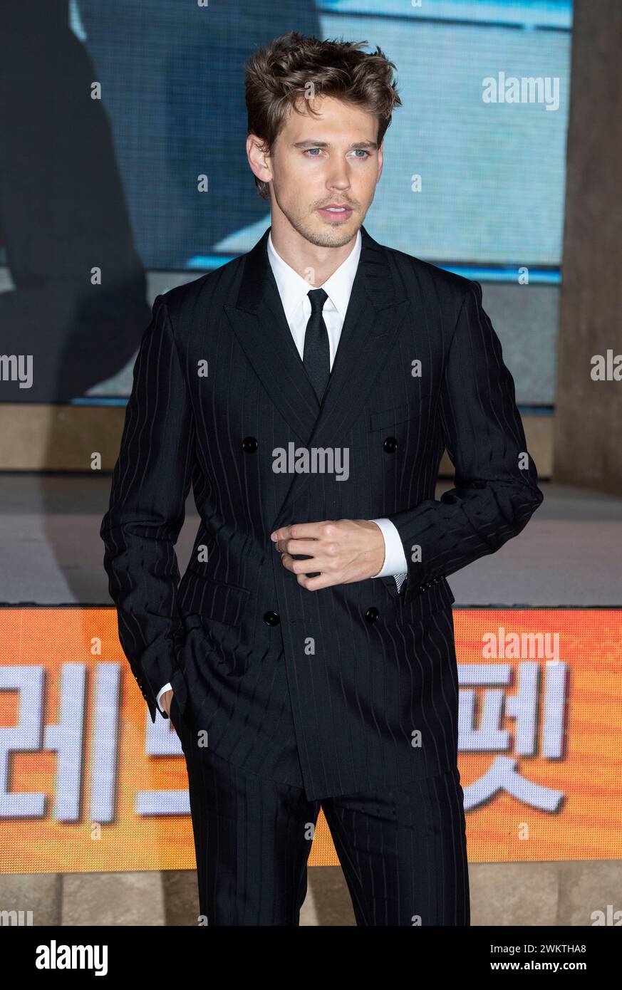 Seoul, South Korea. 22nd Feb, 2024. Actor Austin Butler, attend the red ...