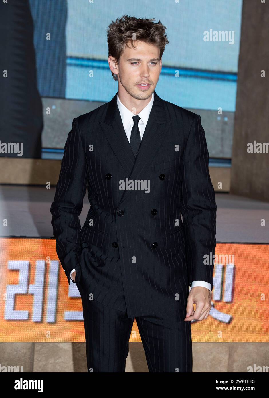 Seoul, South Korea. 22nd Feb, 2024. Actor Austin Butler, attend the red ...