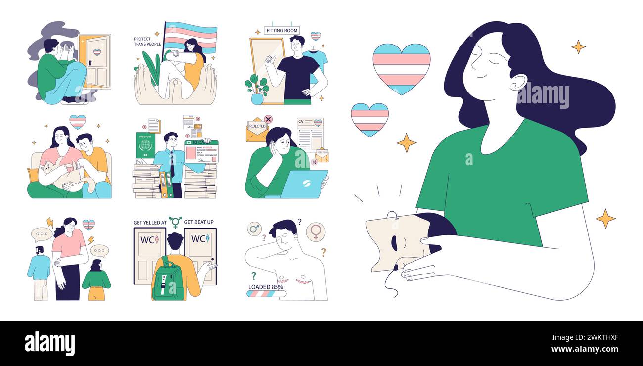 The transgender issue Stock Vector Images - Alamy