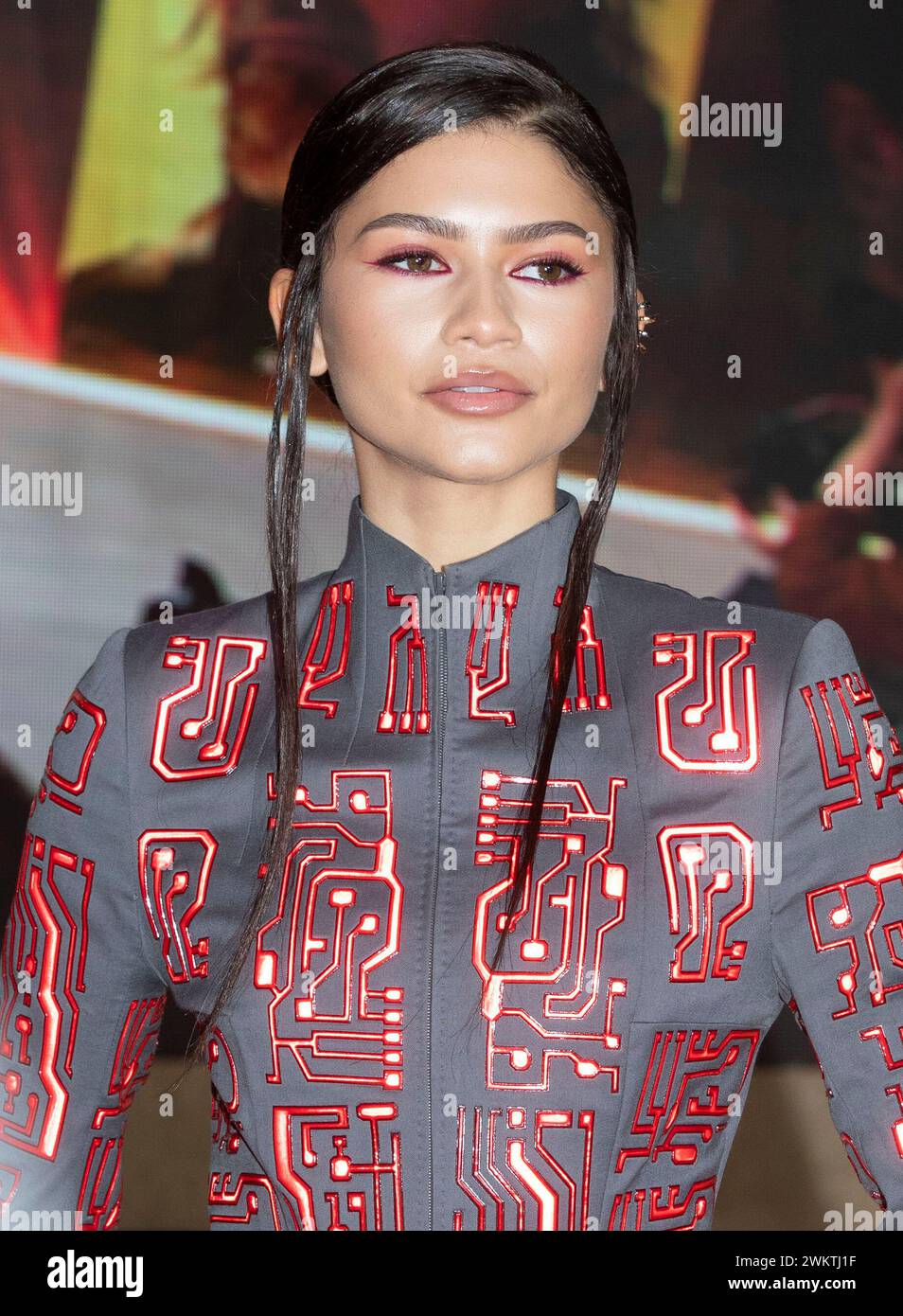 Seoul, South Korea. 22nd Feb, 2024. Actress Zendaya, attend the red ...