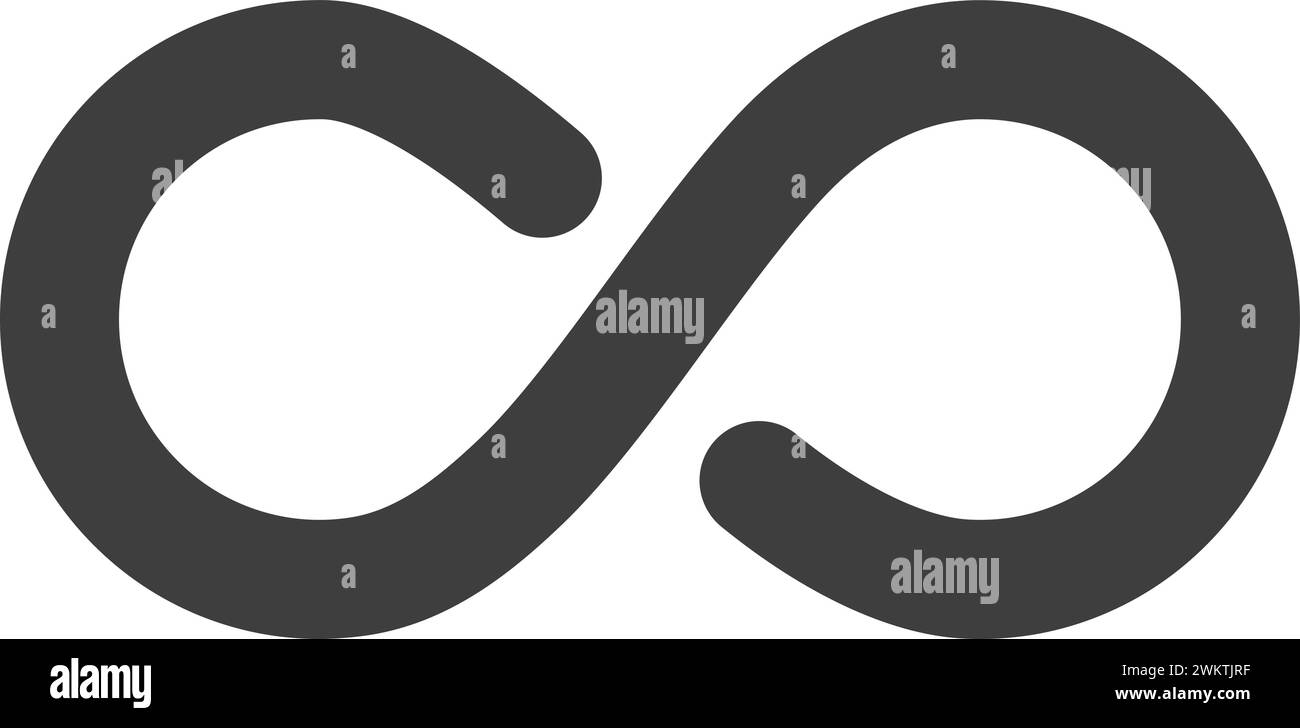 Infinity icon vector image Stock Vector Image & Art - Alamy