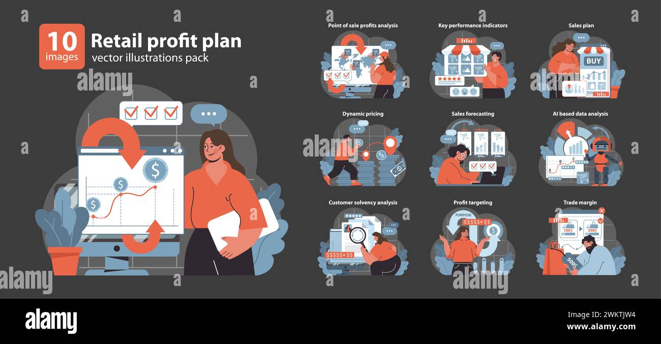 Dynamic performance set Stock Vector Images - Alamy