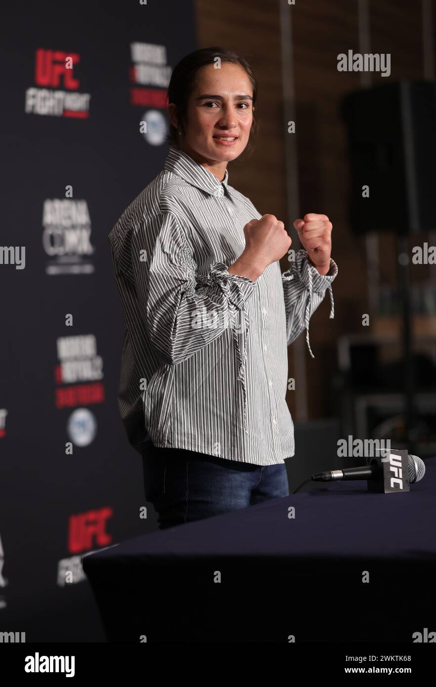 Mexico City, Ciudad de Mexico, Mexico. 21st Feb, 2024. February 21, 2024, Mexico City, Mexico ...