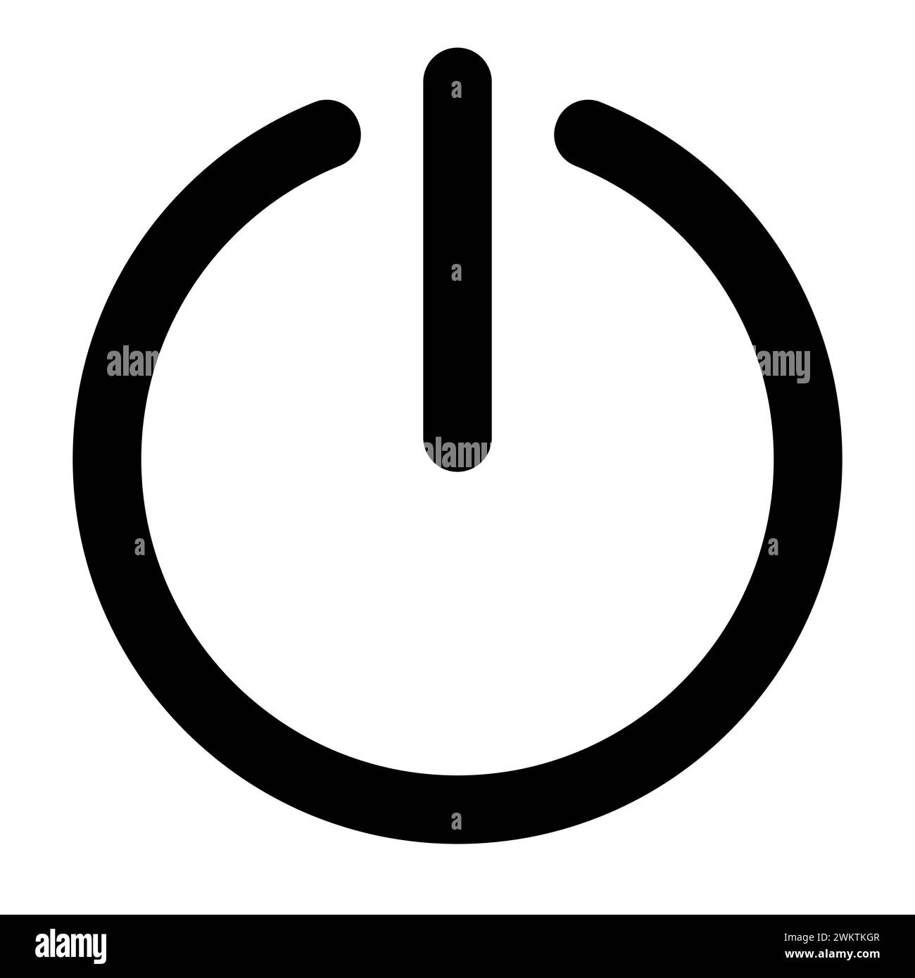 power button icon, black and white vector simple illustration of switch ... power button icon, black and white vector simple illustration of switch ...