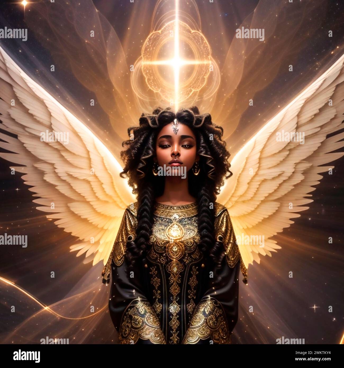 African american angel hi-res stock photography and images - Alamy