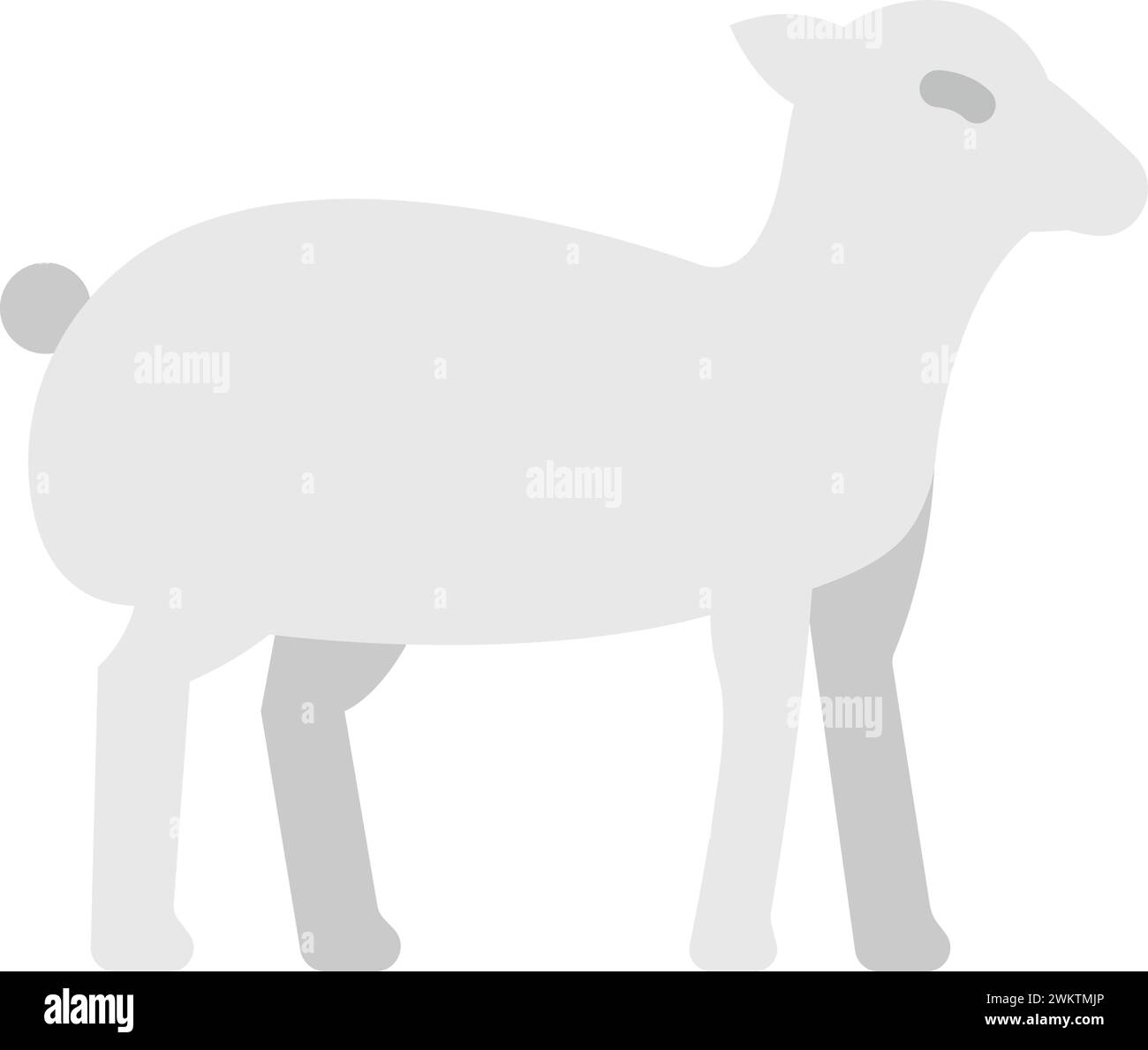 Lamb icon vector image Stock Vector Image & Art - Alamy