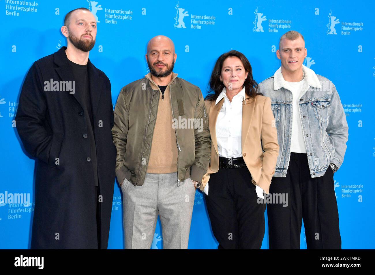 Gustav Möller, Dar Salim, Sidse Babett Knudsen und Sebastian Bull beim Photocall zum Kinofilm ...