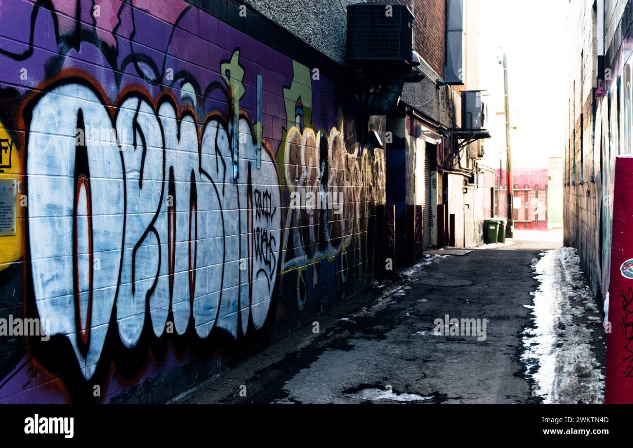 Urban graffiti scenes Stock Photo - Alamy