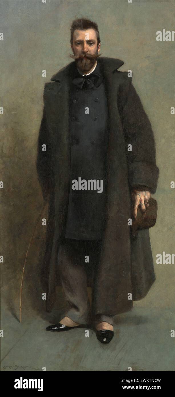 Portrait of William Merritt Chase 1882 James C. Beckwith (US Stock ...