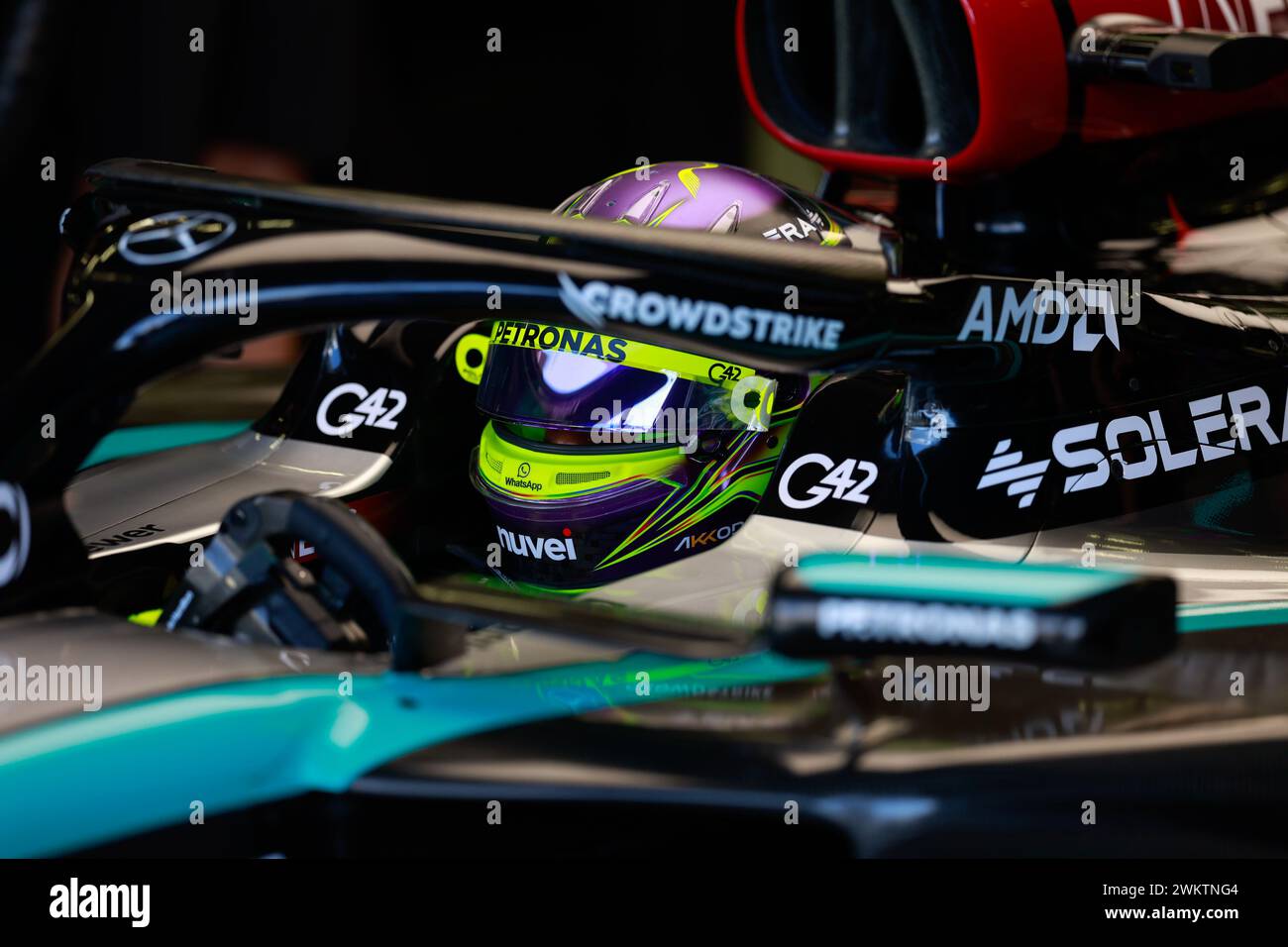 HAMILTON Lewis (gbr), Mercedes AMG F1 Team W15, portrait during the ...