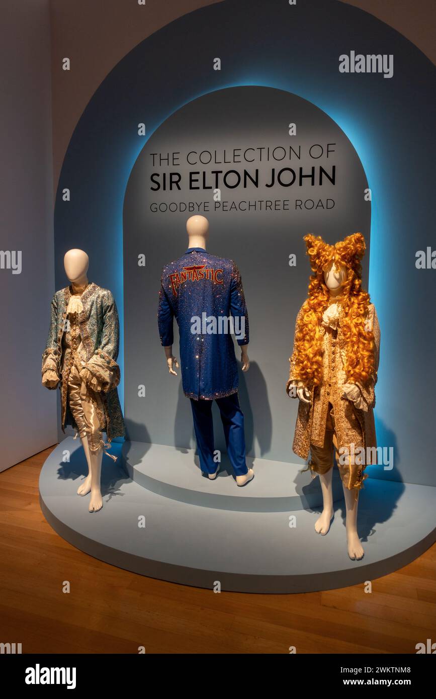 Sir Elton John collection auction at Christies in Manhattan NYC Stock ...