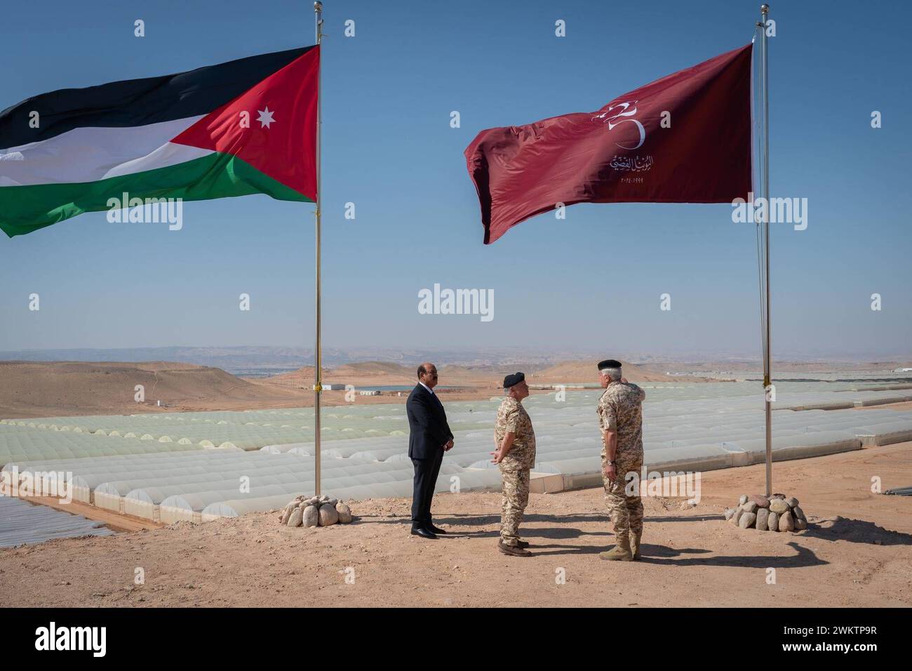 Jordanian King Abdullah II, Supreme Commander of the Armed Forces ...