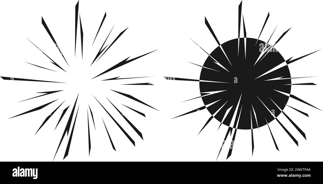 vector comic explosion isolated on white background. boom sound effect ...