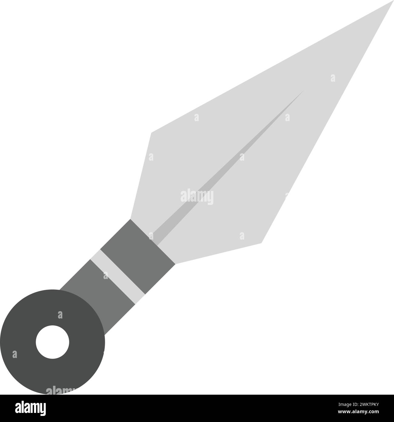Kunai icon vector image Stock Vector Image & Art - Alamy