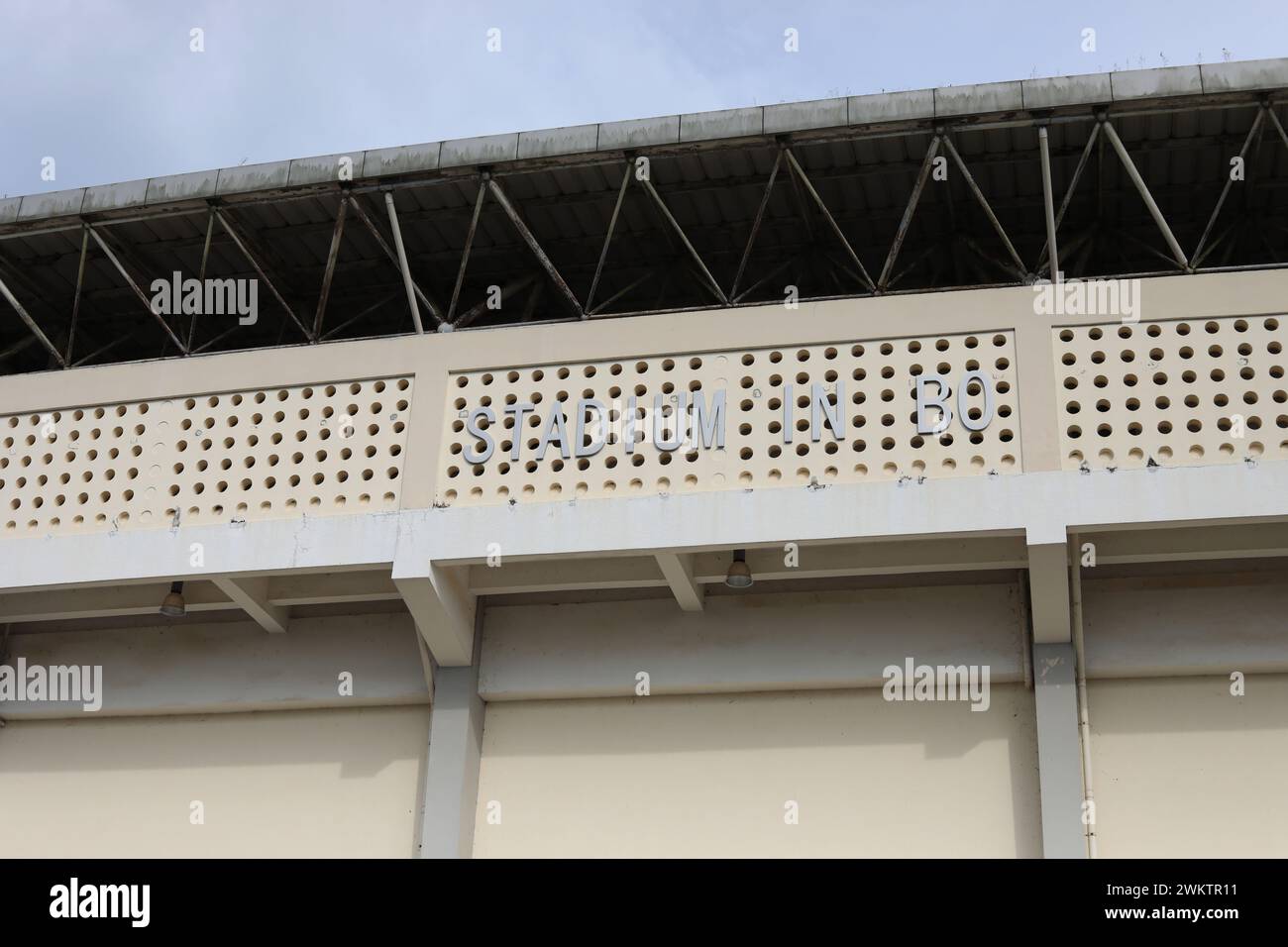 General views of Bo Stadium in Bo, Sierra Leone, Africa Stock Photo - Alamy