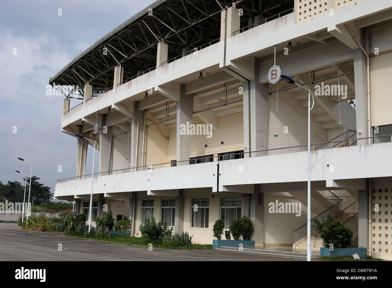 General views of Bo Stadium in Bo, Sierra Leone, Africa Stock Photo - Alamy