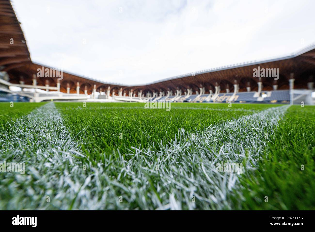 Felcsut, Hungary. 22nd Feb, 2024. Stadion Puskas Akademia Pancho Arena ...