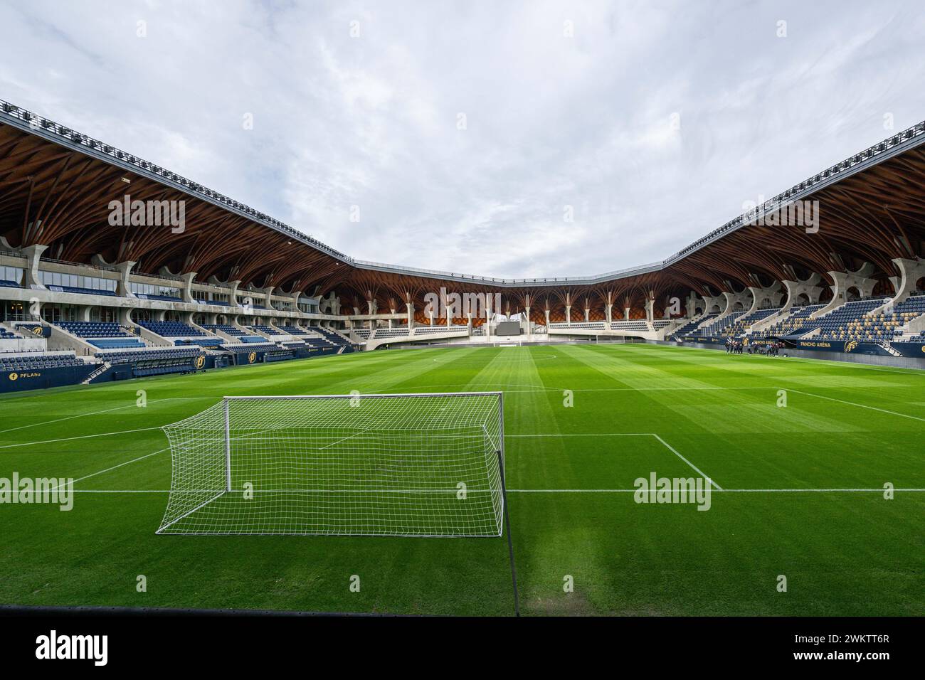 Felcsut, Hungary. 22nd Feb, 2024. Stadion Puskas Akademia Pancho Arena ...