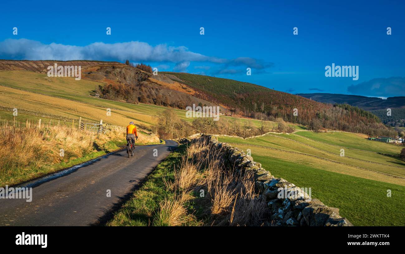Early spring landscape in the Scottish Borders Stock Photo - Alamy