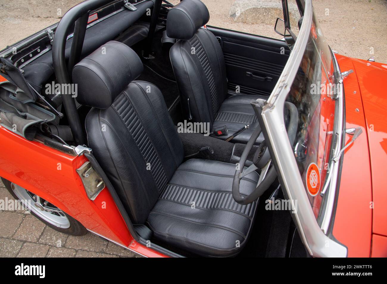 MG Midget classic British open top sports car Stock Photo - Alamy