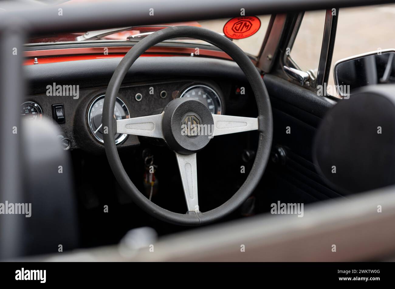 MG Midget classic British open top sports car Stock Photo - Alamy