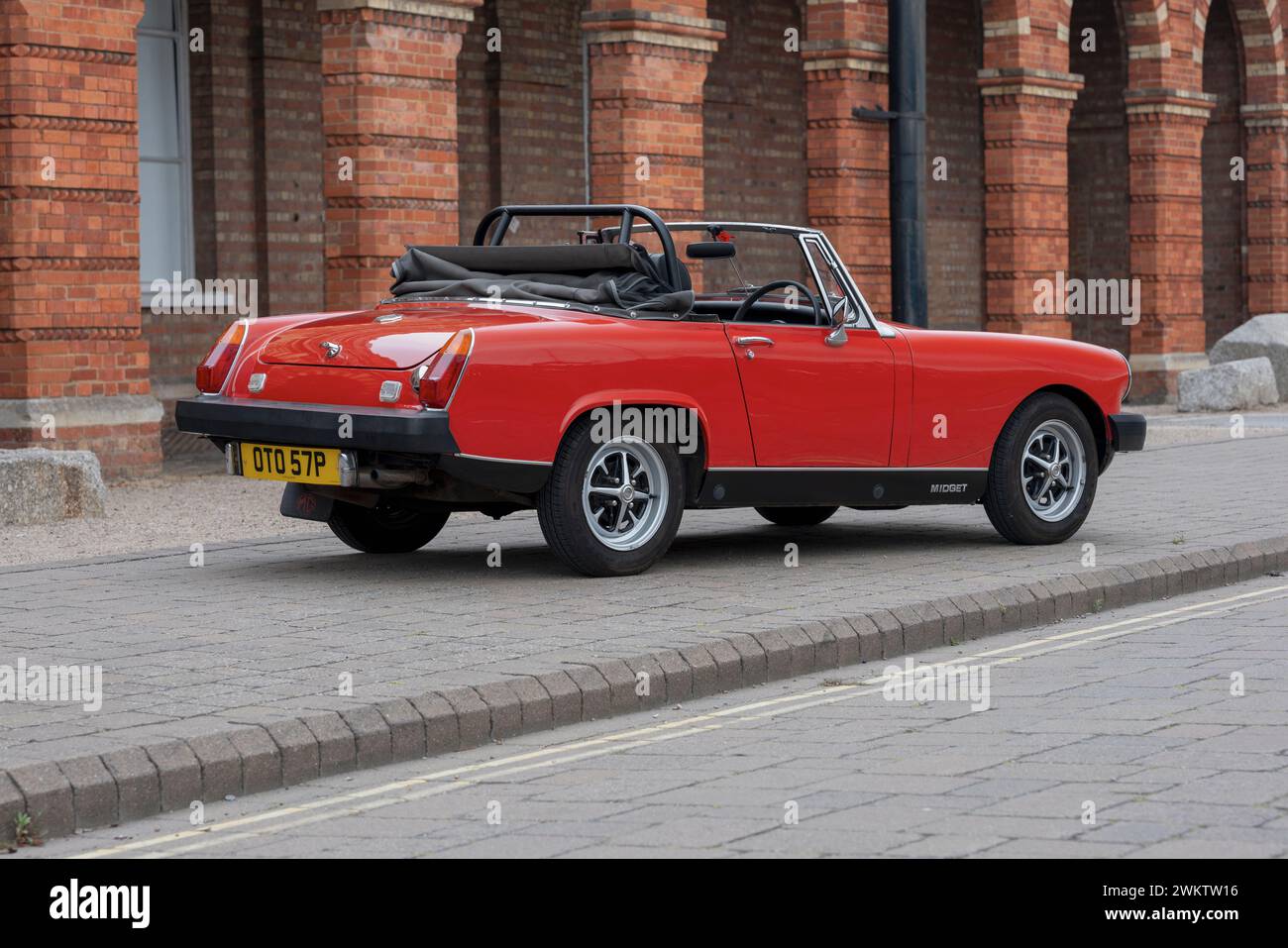 MG Midget classic British open top sports car Stock Photo - Alamy