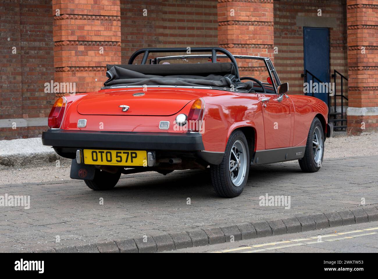 MG Midget classic British open top sports car Stock Photo - Alamy