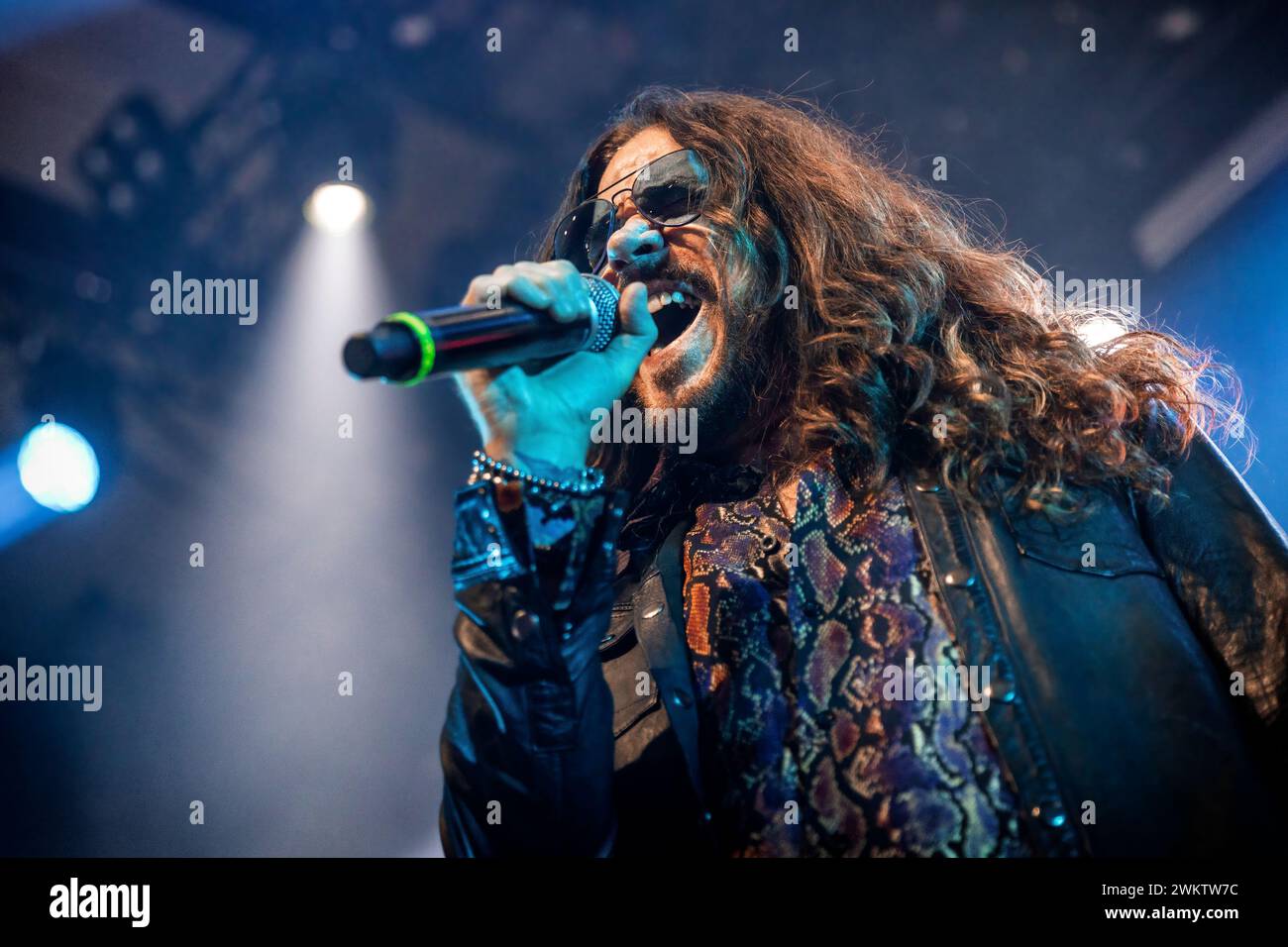 Oslo, Norway. 21st, February 2024. The Norwegian heavy metal band TNT ...