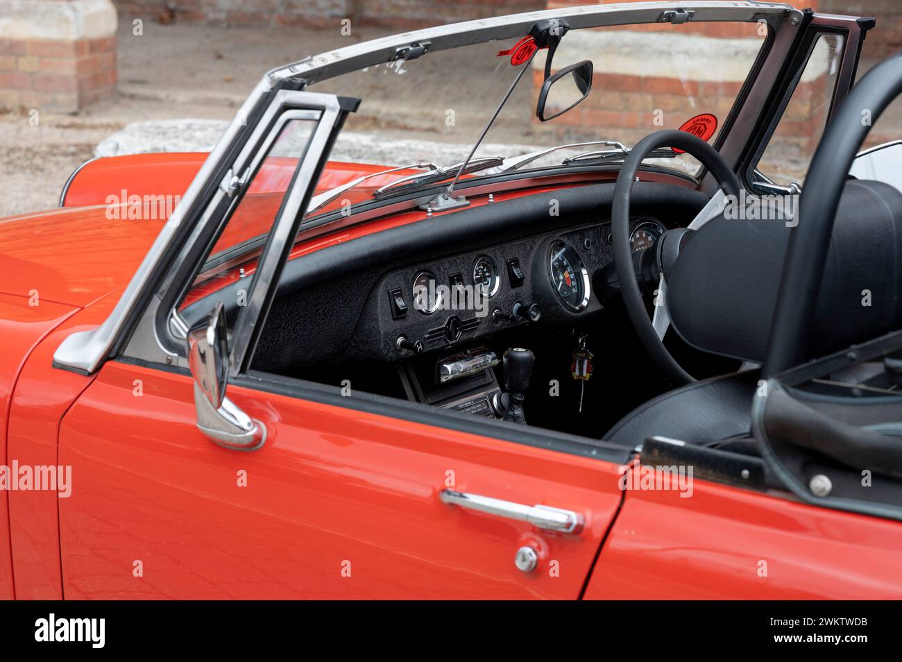 MG Midget classic British open top sports car Stock Photo - Alamy