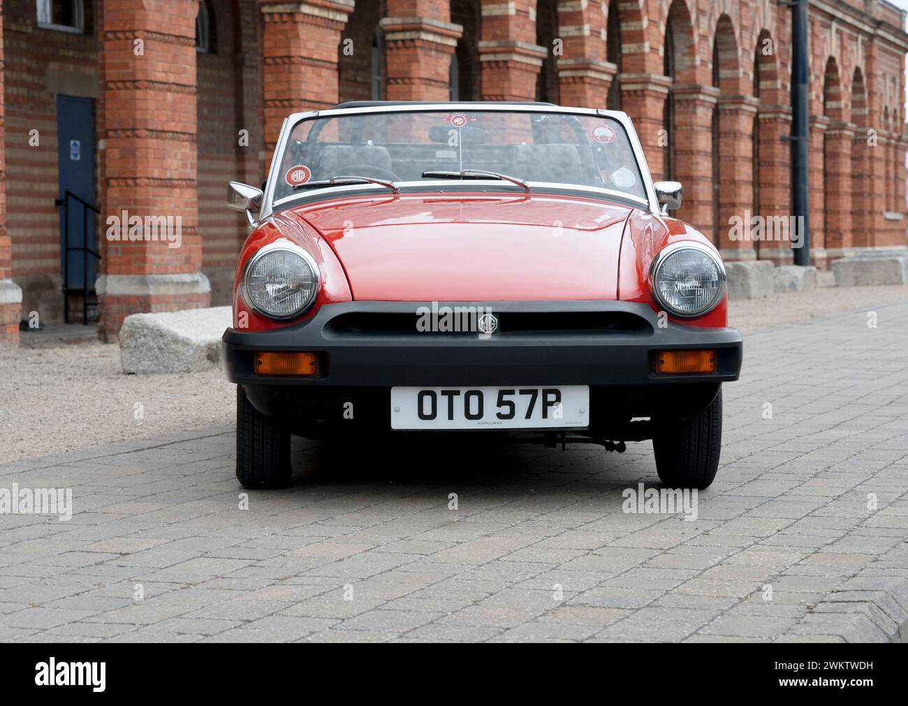MG Midget classic British open top sports car Stock Photo - Alamy