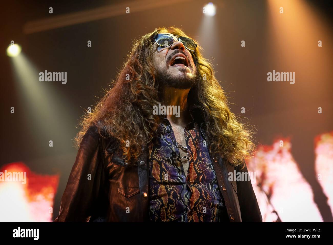 Oslo, Norway. 21st, February 2024. The Norwegian heavy metal band TNT ...