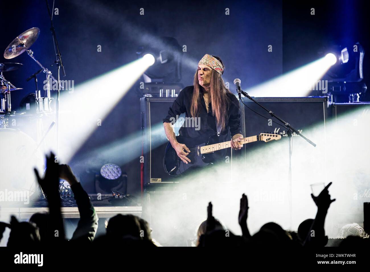 Oslo, Norway. 21st, February 2024. The Norwegian heavy metal band TNT ...
