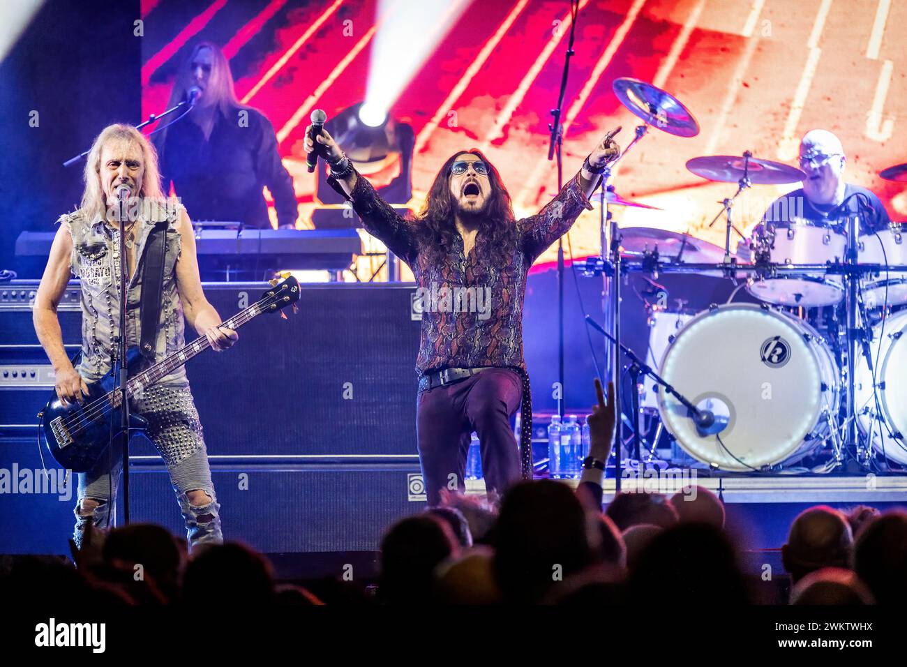 Oslo, Norway. 21st, February 2024. The Norwegian heavy metal band TNT ...